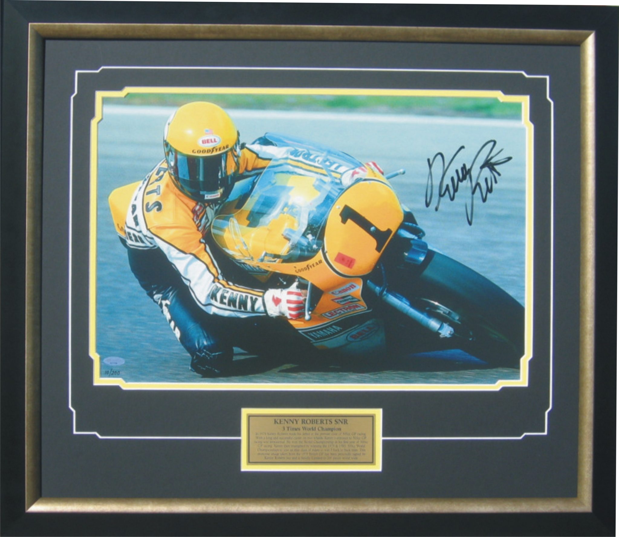 Kenny Roberts Snr "King Kenny" - Autographed Collectables