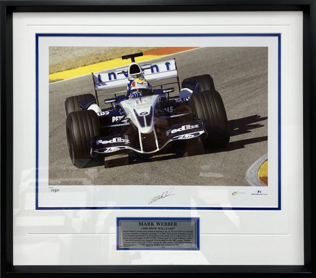 Mark Webber 2005 BMW - Autographed Collectables
