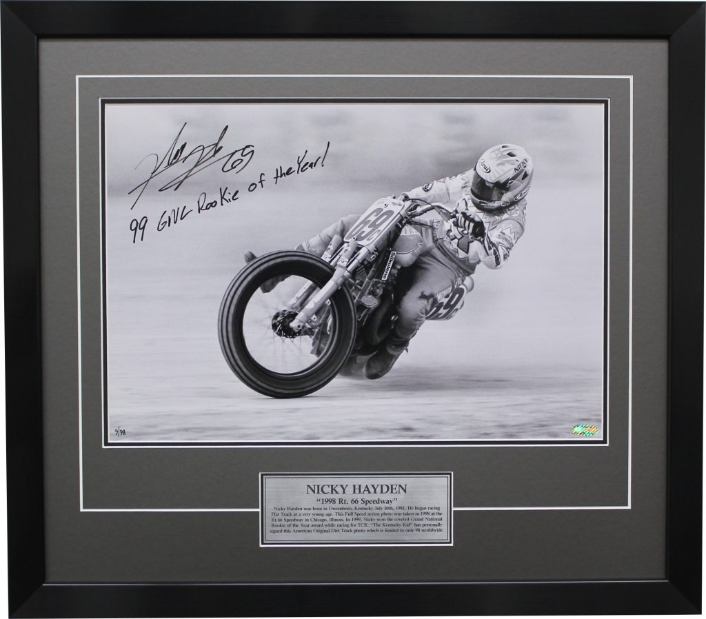 Nicky Hayden Tearing It Up - Autographed Collectables