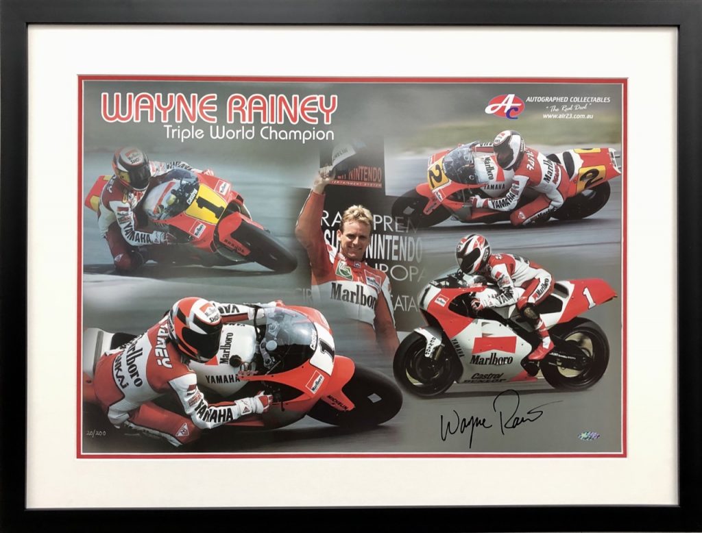 Wayne Rainey Triple World Champion - Autographed Collectables