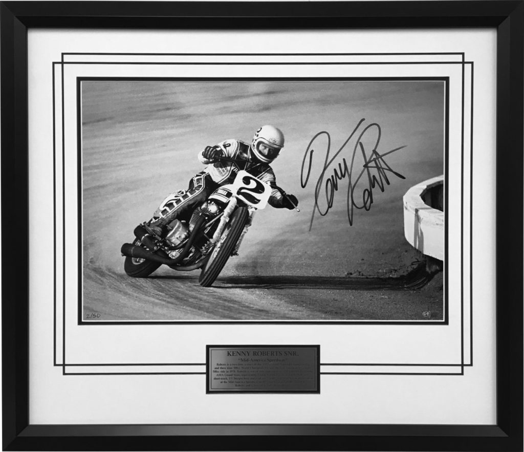 Kenny Roberts 1977 - Autographed Collectables