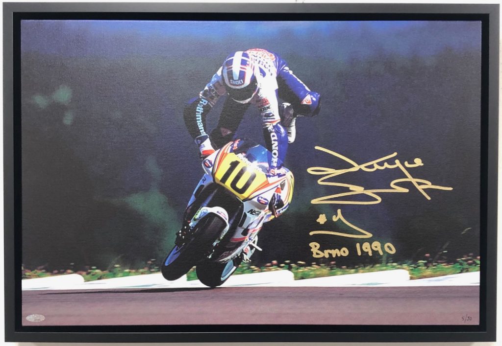 Wayne Gardner 1990 Brno - Autographed Collectables