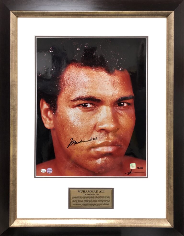 Muhammad Ali (Neil Leifer) Face Photo - Autographed Collectables