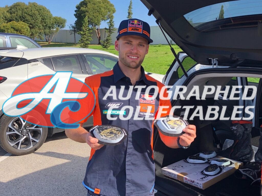 Brad Binder 2020 Knee Sliders - Autographed Collectables