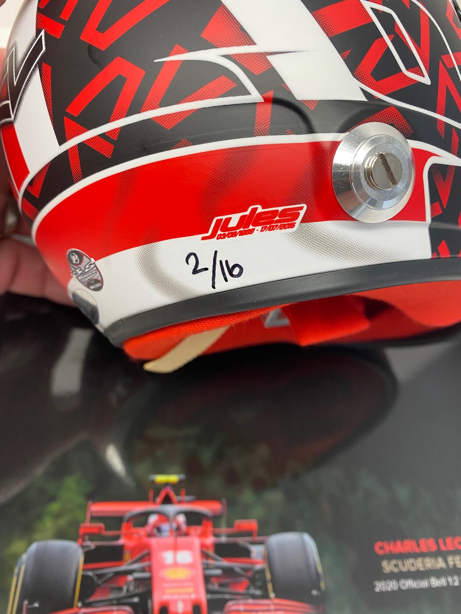 Charles Leclerc 2020 Mini Helmet - Autographed Collectables