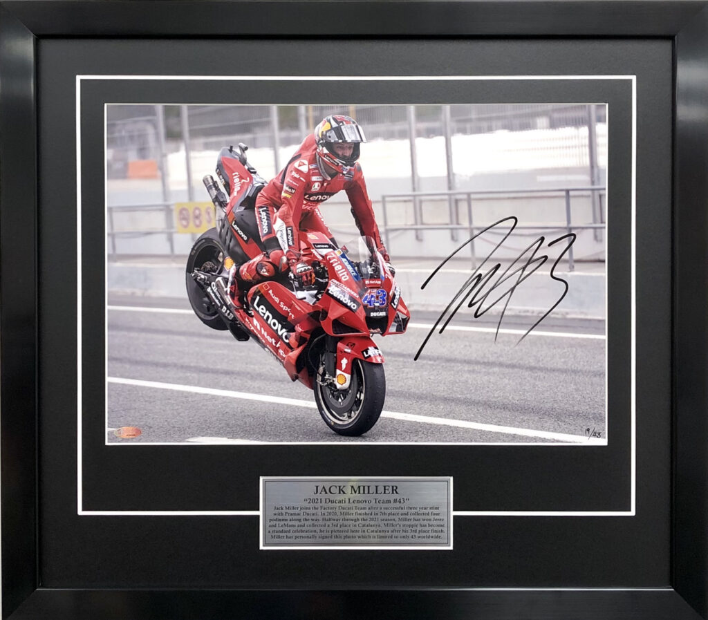Jack Miller 2021 Stoppie - Autographed Collectables