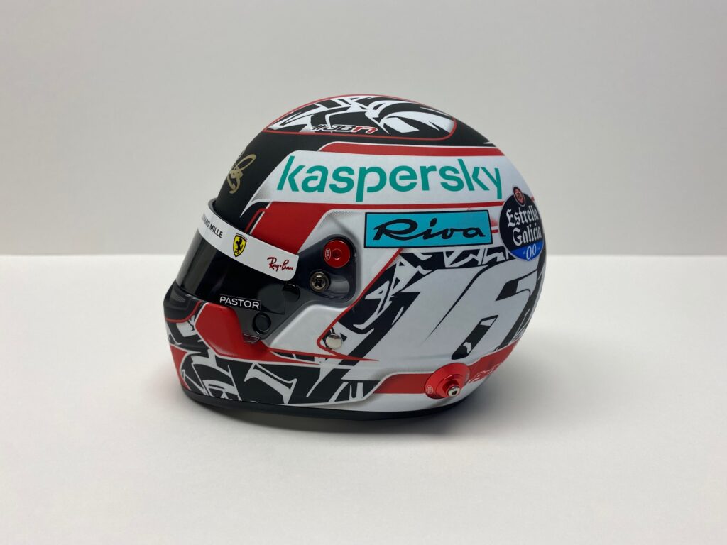 Charles Leclerc 2021 Mini Helmet - Autographed Collectables
