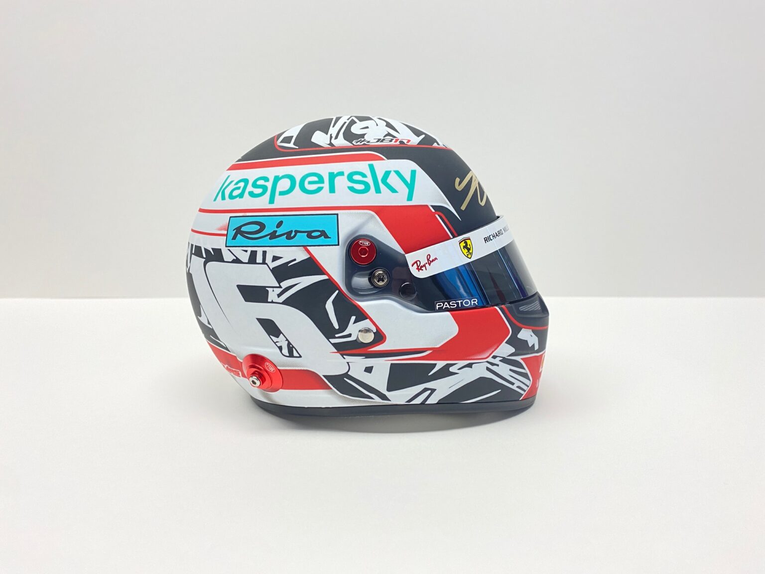 Charles Leclerc 2021 Mini Helmet - Autographed Collectables