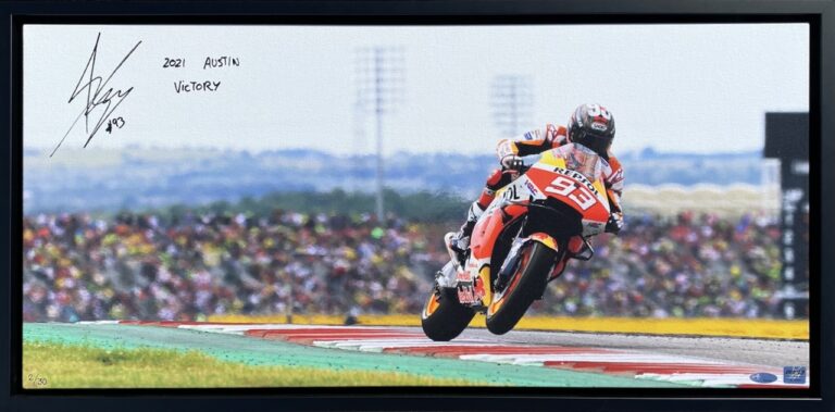 Marc Marquez 2021 Austin Victory - Autographed Collectables