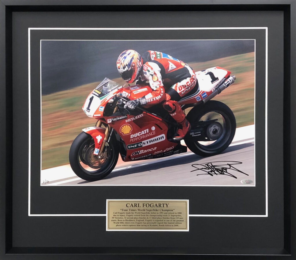 Carl Fogarty 2000 S. Africa GP - Autographed Collectables