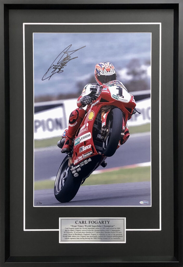 Carl Fogarty 2000 P.Island GP - Autographed Collectables