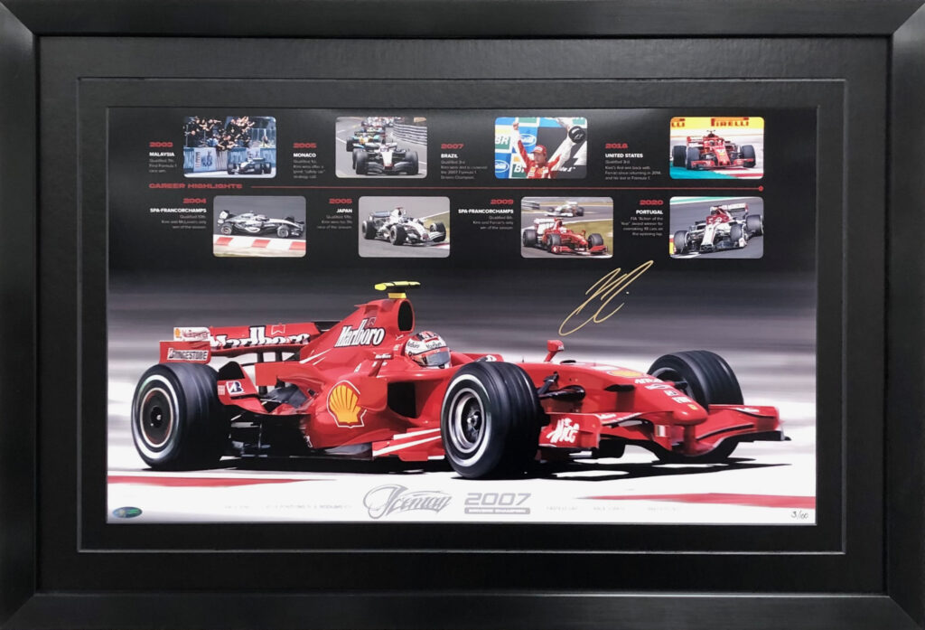 Kimi Raikkonen Career Tribute - Autographed Collectables