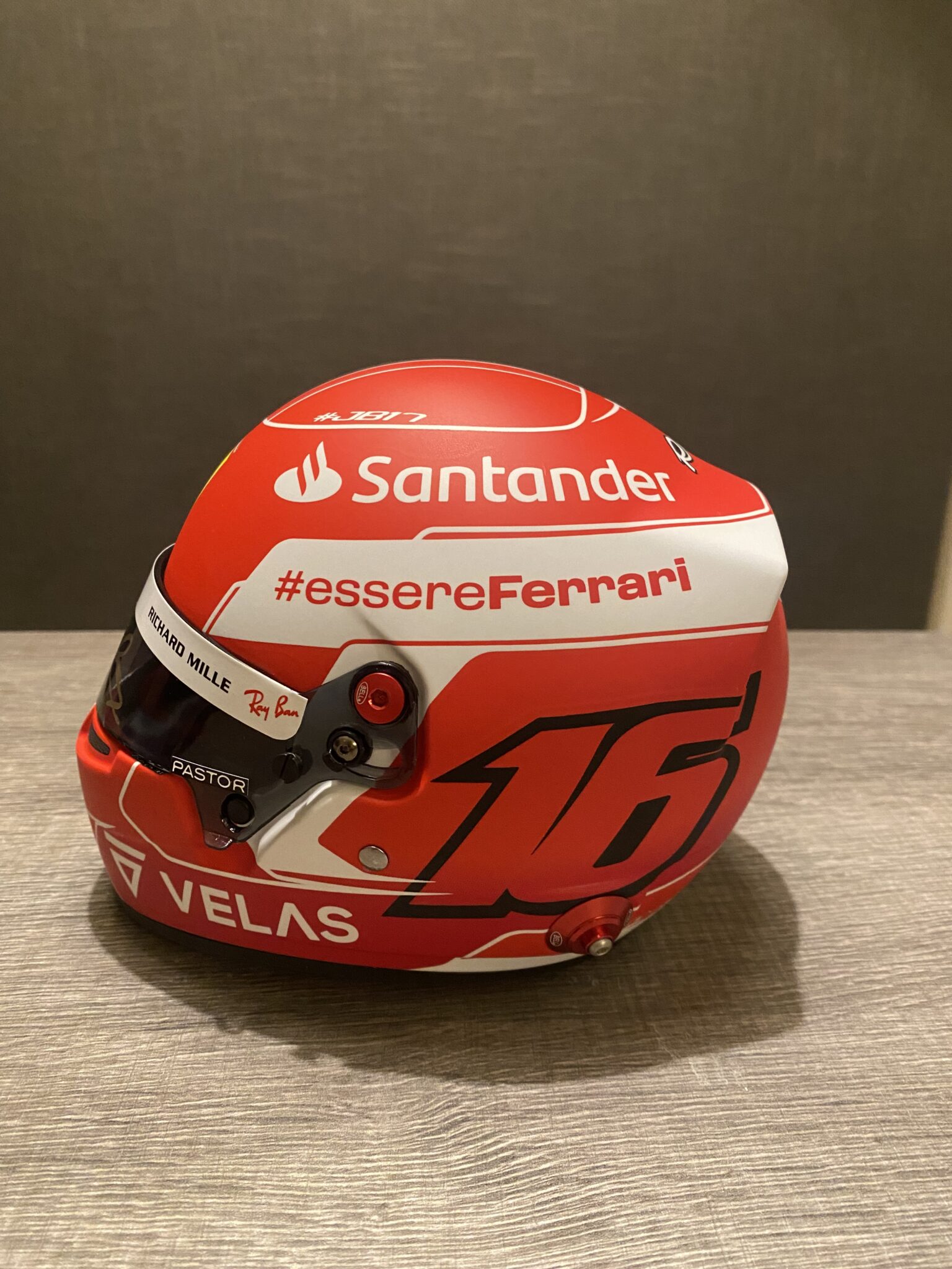 Charles Leclerc 2022 1:2 Scale Signed Helmet - Autographed Collectables