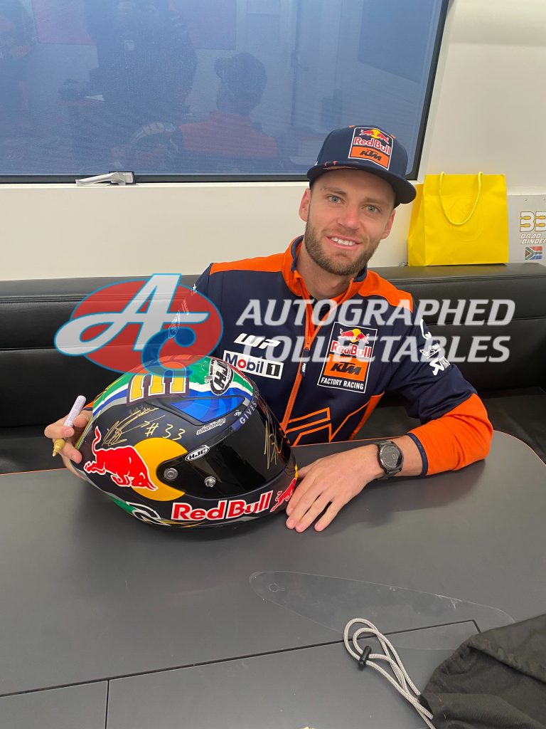Brad Binder 2023 Worn Helmet - Autographed Collectables