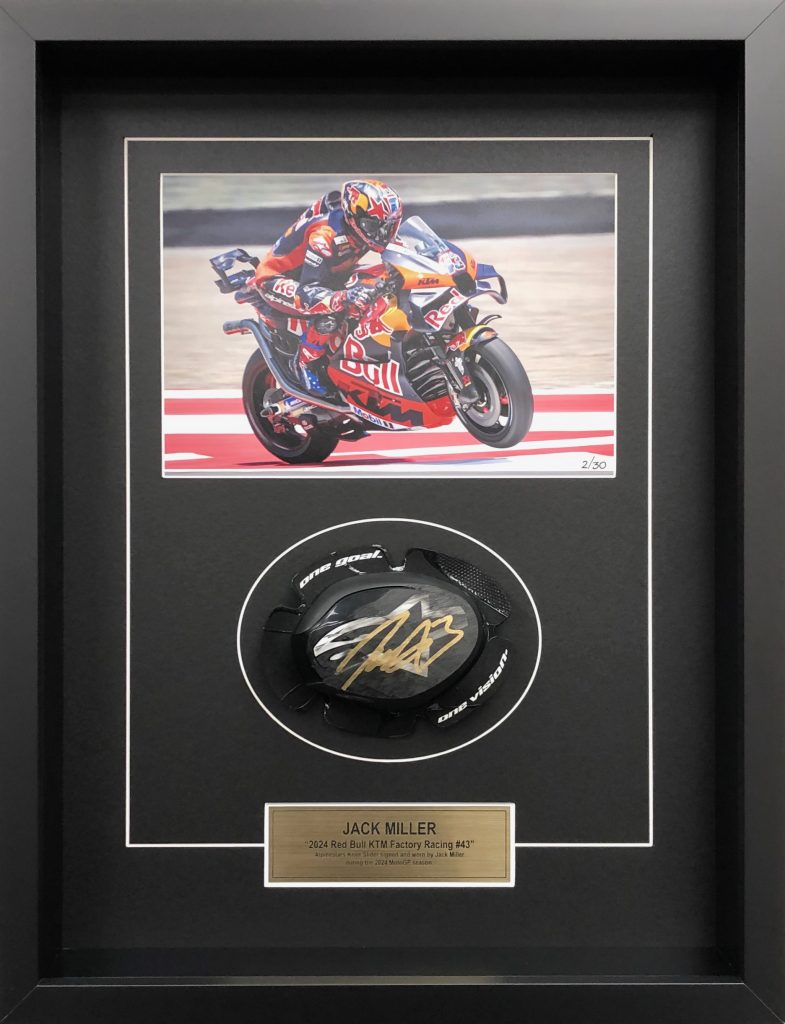 Jack Miller 2024 Knee Slider - Autographed Collectables