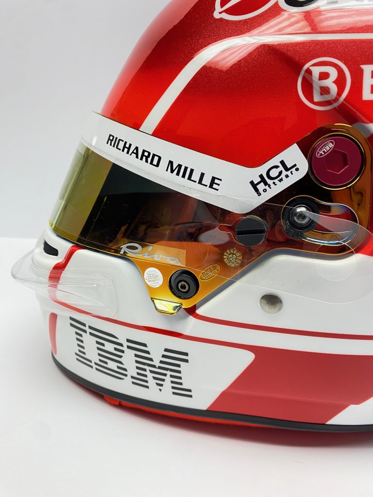 Charles Leclerc 2025 Official Bell HP77 Helmet - Autographed Collectables