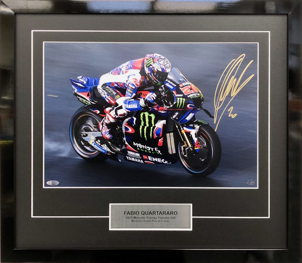 Fabio Quartararo 2025 Le Mans Photo - Autographed Collectables