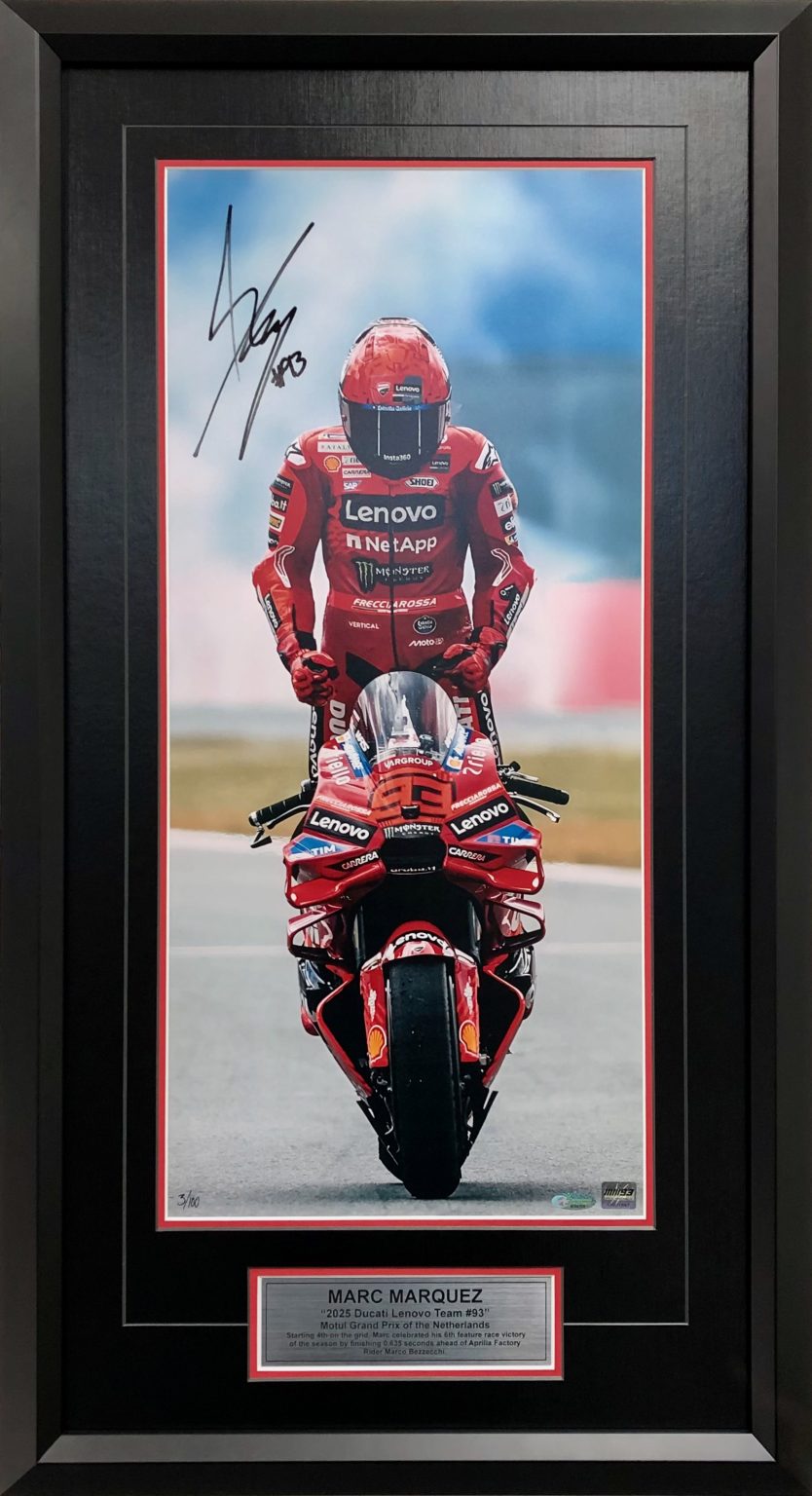 Marc Marquez 2025 Assen TT Victory - Autographed Collectables