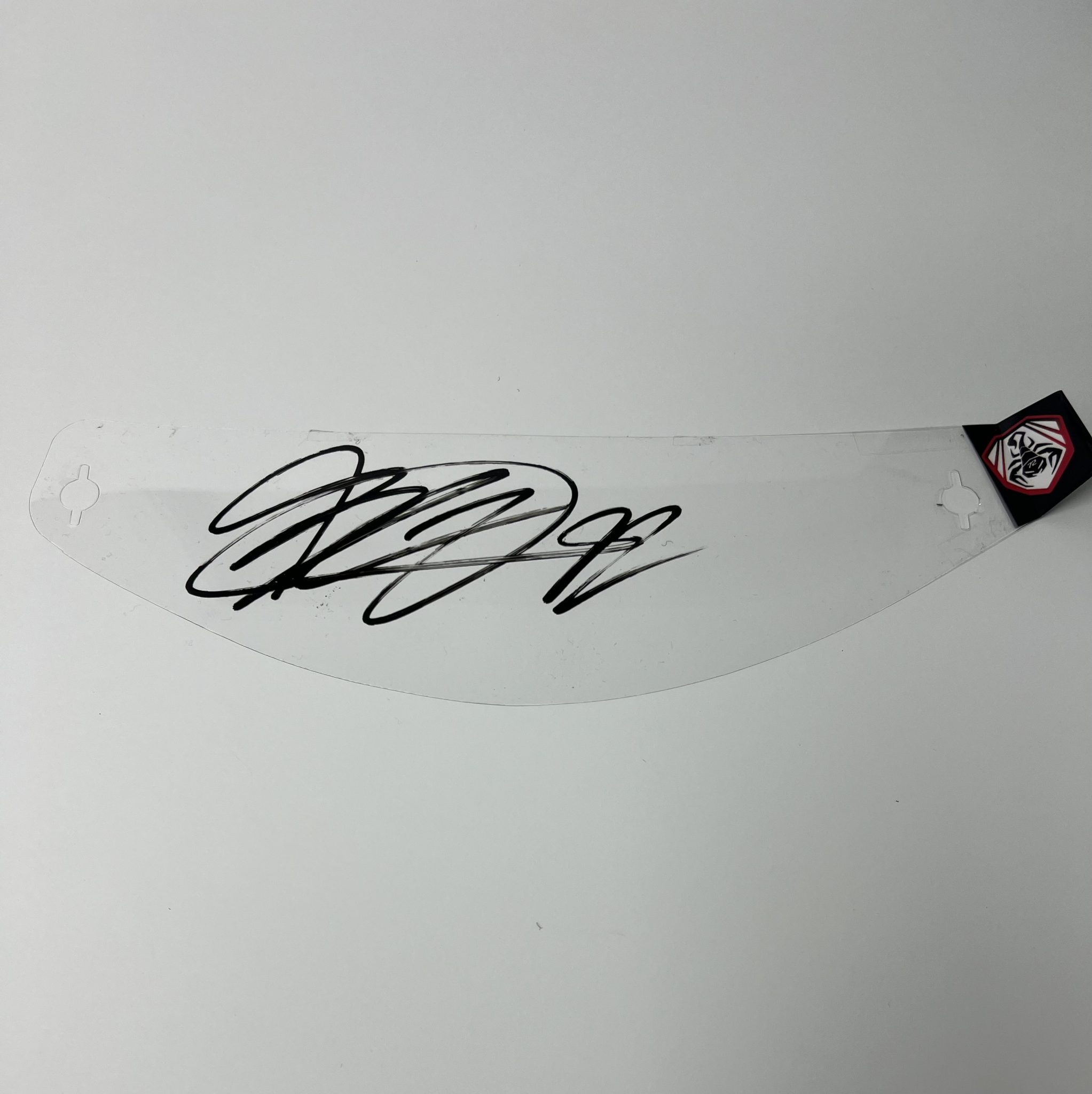 Marco Bezzecchi 2025 Signed & Used Tear Off - Autographed Collectables