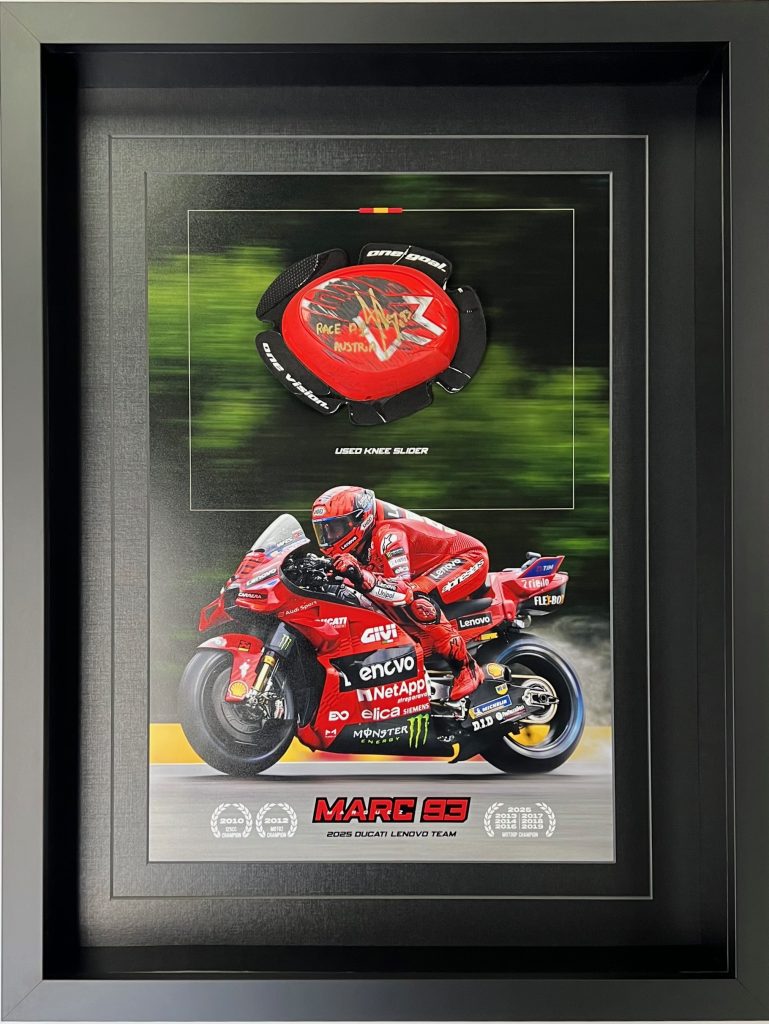 Marc Marquez 2025 Austria Race P1 Right Knee Slider - Autographed ...